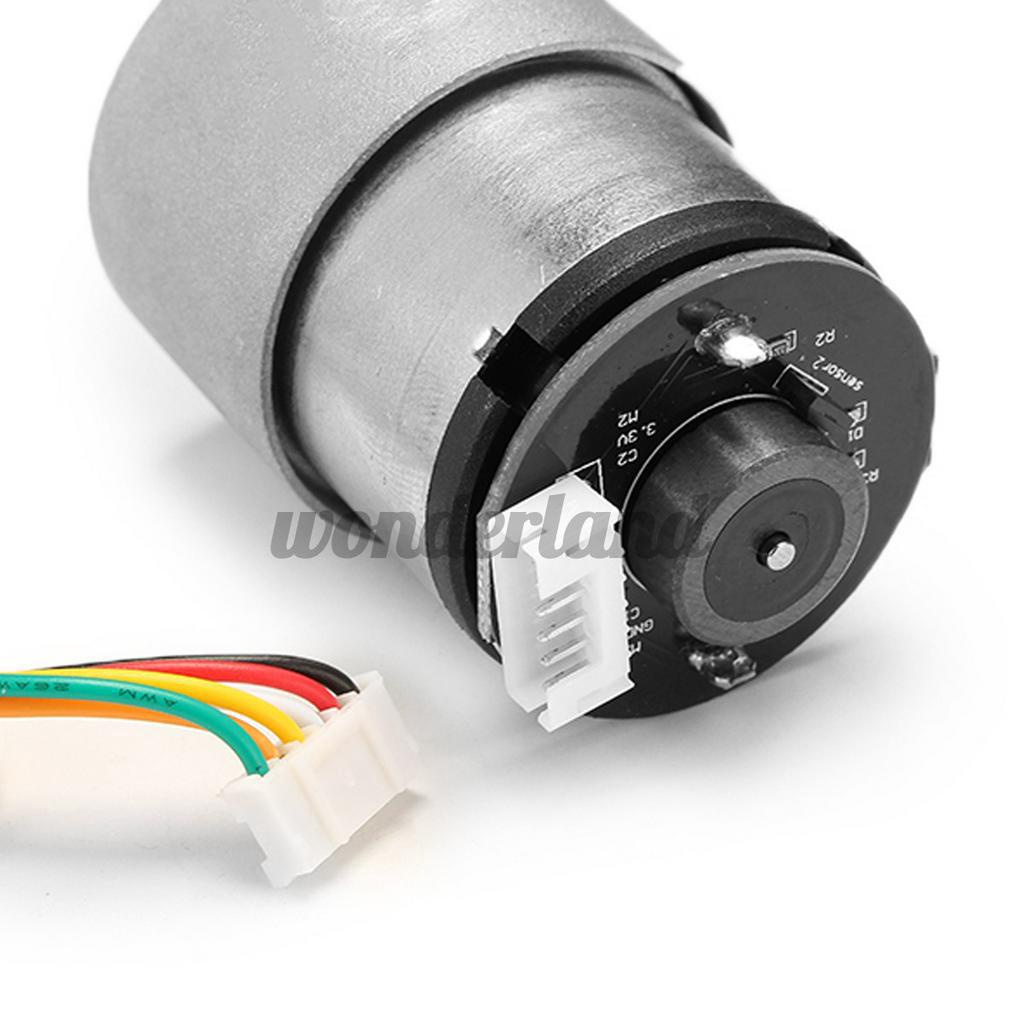 มอเตอร์ Encode 37-520 12 V 320 Rpm 37-520 Encoder กับขาตั้ง 12v 320 Rpm ...