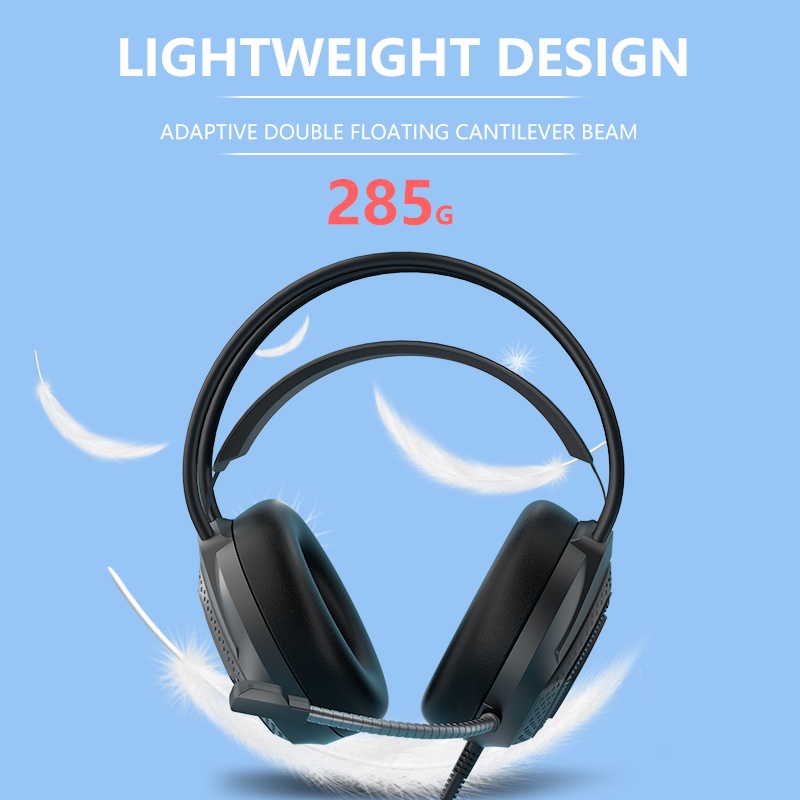 24H เรือ Leaven G70 headset gaming หูฟัง 7 1 RGB เรืองแสง สาย หูฟังตัด ...