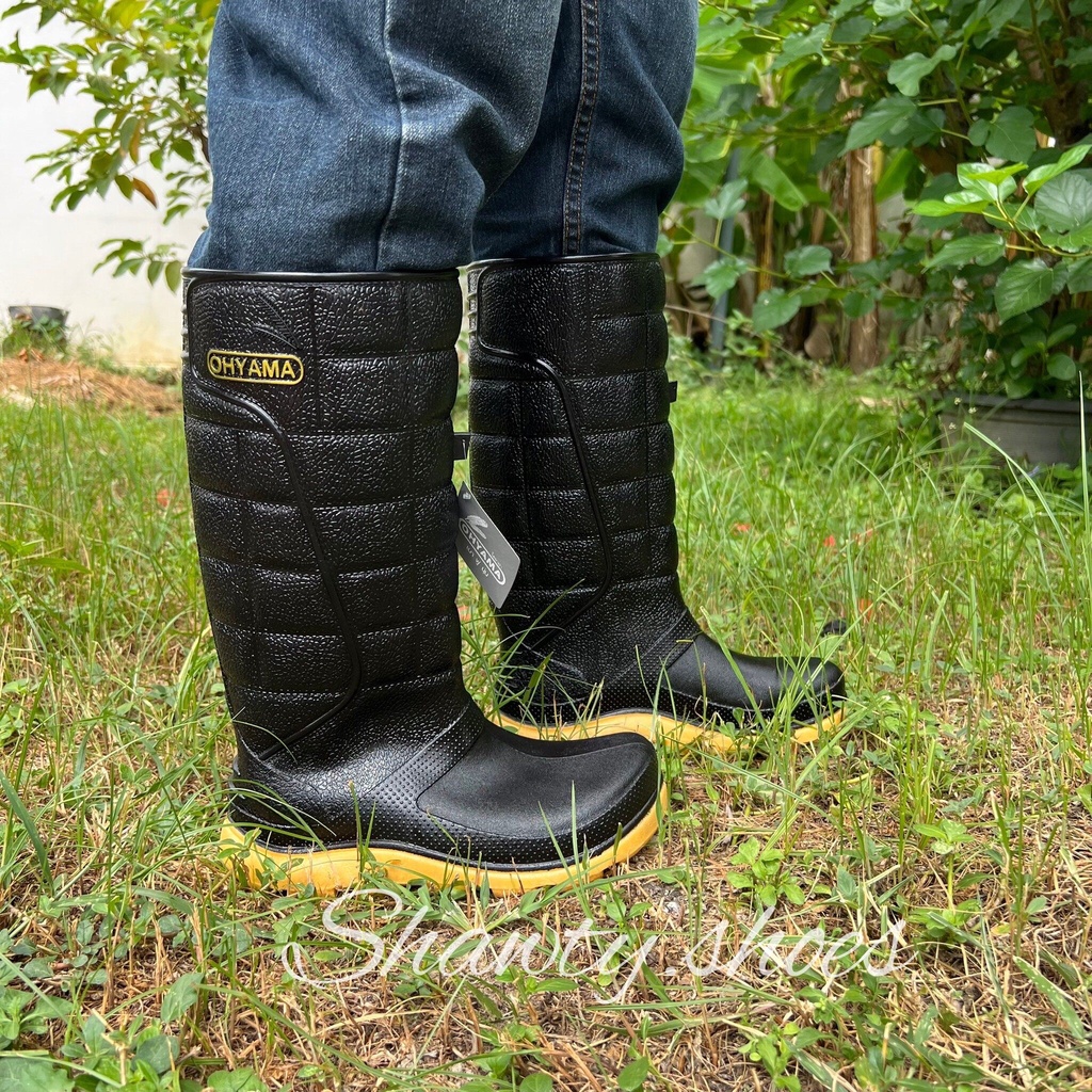 รองเท้าบูทเนื้อฟู พื้นหนานุ่ม Ohyama 003 สูง14-15นิ้ว รุ่นใหม่ล่าสุด รองเท้าบู๊ต มี 4 สี H3WN ...