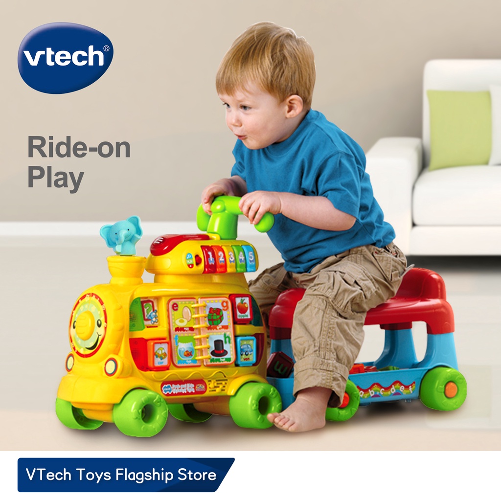 VTech Push Ride Alphabet Train Ride-on Toys Multifunctional Kids Toys ...