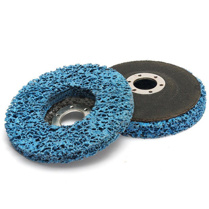 5pcs 110mm Poly Strip Wheels Paint Rust Removal Clean Angle Grinder ...