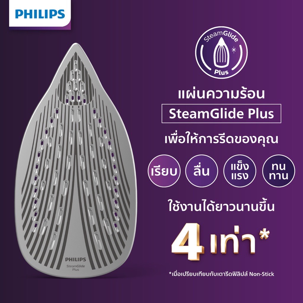 Philips 5000 Series Steam Iron เตารีดไอน้ำ รุ่น DST501010 ประกันศูนย์ ...
