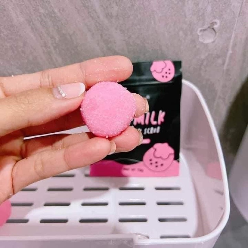 สครับน้ำตาลมิกซ์มิ้ลล์ mixmilk body mark scrub ตบยืด ใช้คู่กับสบู่ ผิว ...