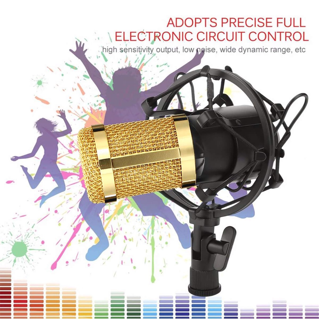 BBM 800 Karaoke Microphone BM800 Studio Condenser Mikrofon Mic bm-800 ...