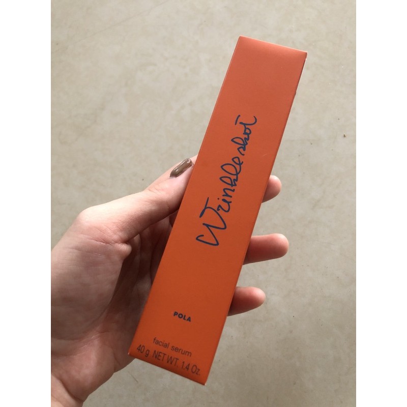 POLA Wrinkle Shot GEO Serum ราคาเต็ม 3,700 บาท รุ่นนี้ใช้คู่ wrinkle Shot serum เห็นผลดียิ่ ...
