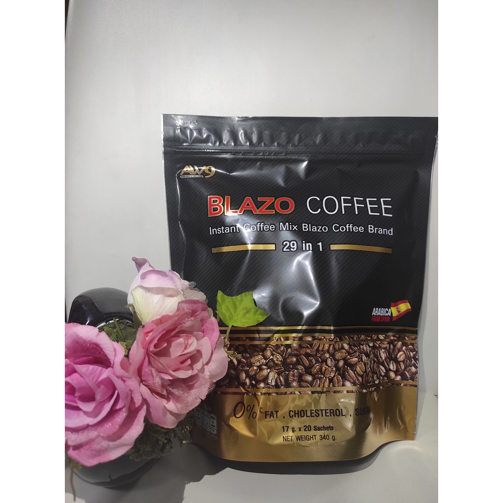 BLAZO COFFEE กาแฟเบลโซ่ 1 ห่อ เพื่อสุขภาพ ด้วยสารสกัดสมุนไพรเข้มข้น 29 ชนิด - nogfong - ThaiPick