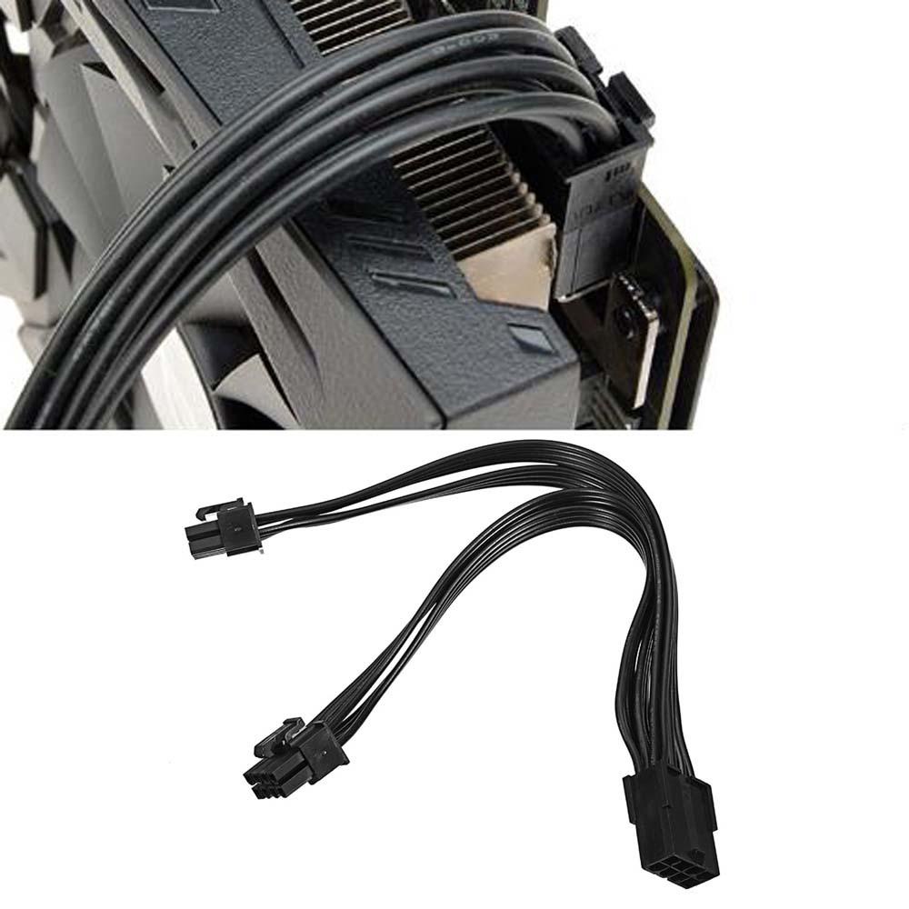Jestine PSU สายเคเบิลต่อขยายการ์ดจอ PCIe PSU (6+2)pin ตัวเมีย เป็นตัว ...