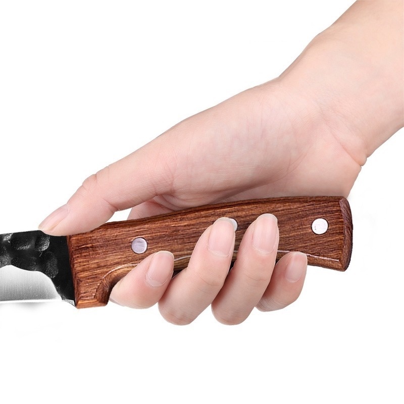 มีด6.5quot Forged Hunting Knife Stainless Steel Boning Butcher Knife ...