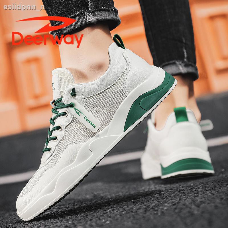 มีของพร้อมส่ง¤Deerhui men s shoes 2021 summer new sports casual student ...