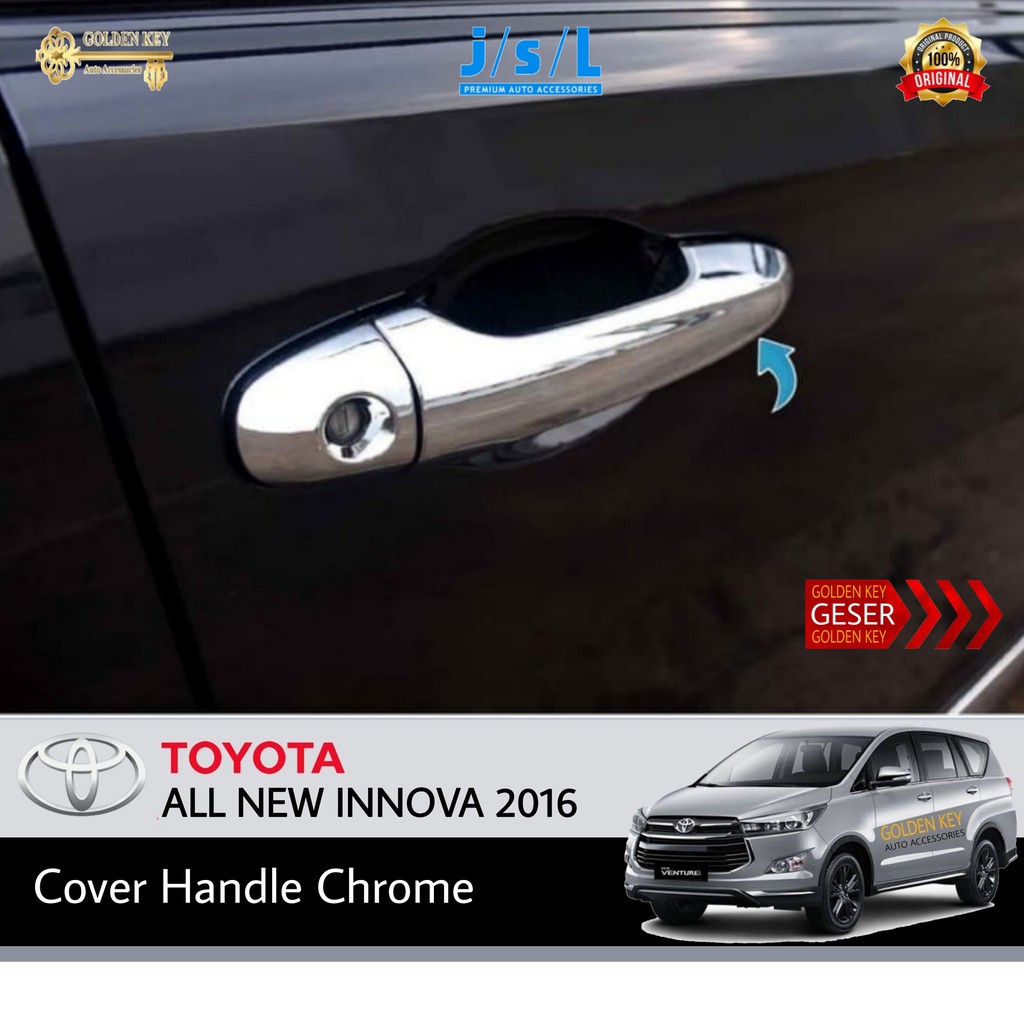All New Innova 2016 อุปกรณ์ฝาครอบแฮนด์จับคาร์บอน - oktaket.th - ThaiPick