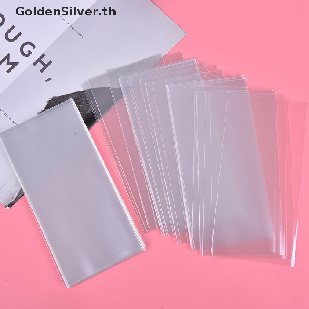 【GoldenSilver】 100pcs Paper Money Currency Bag Banknote Storage Holder ...