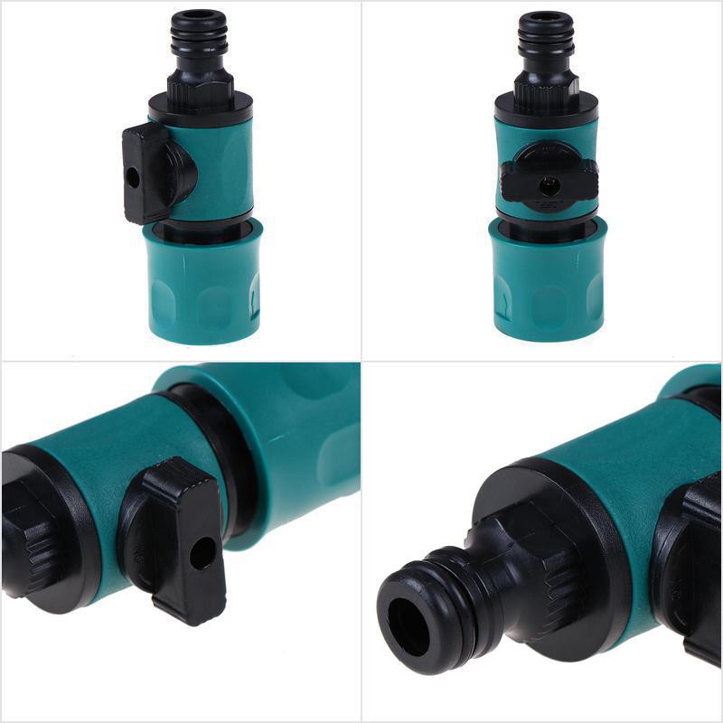 LLTH Plastic Valve With Quick Connector Garden Irrigation Pipe Hose Adapter Switch Louislife ...