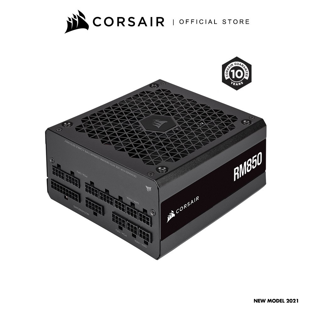 CORSAIR RM Series™ 2021 RM650 / RM750 / RM850 80 PLUS® Gold Certified ...