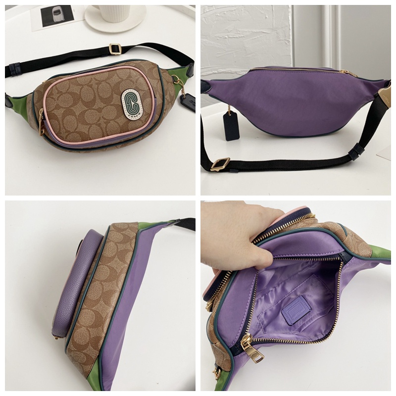 แท้พร้อมส่ง (จัดส่งที่รวดเร็วจัดส่งฟรี) COACH F91010 F91066 coachแท้ ...