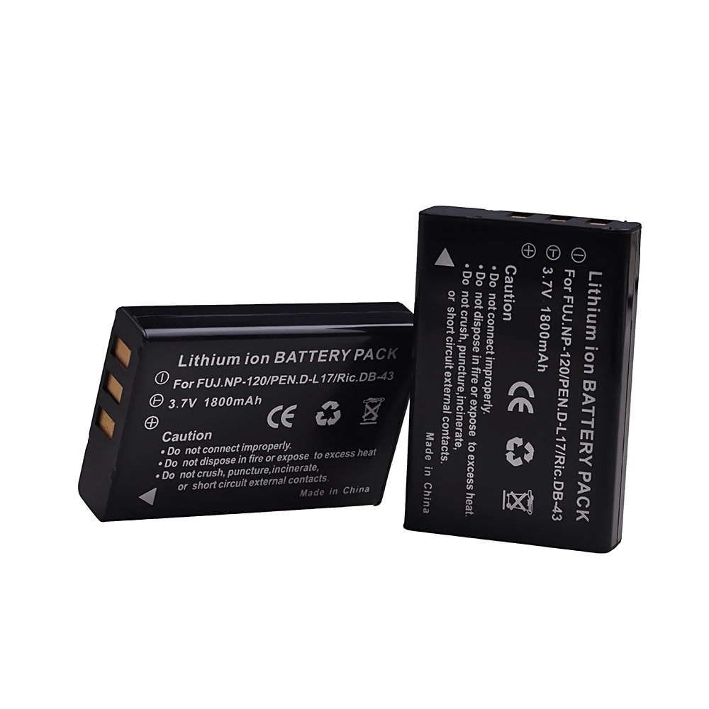 NP-120 NP120 FNP120 DL17 D-Li7 DB-43 BP-1500s Battery for Fuji Fujifilm ...