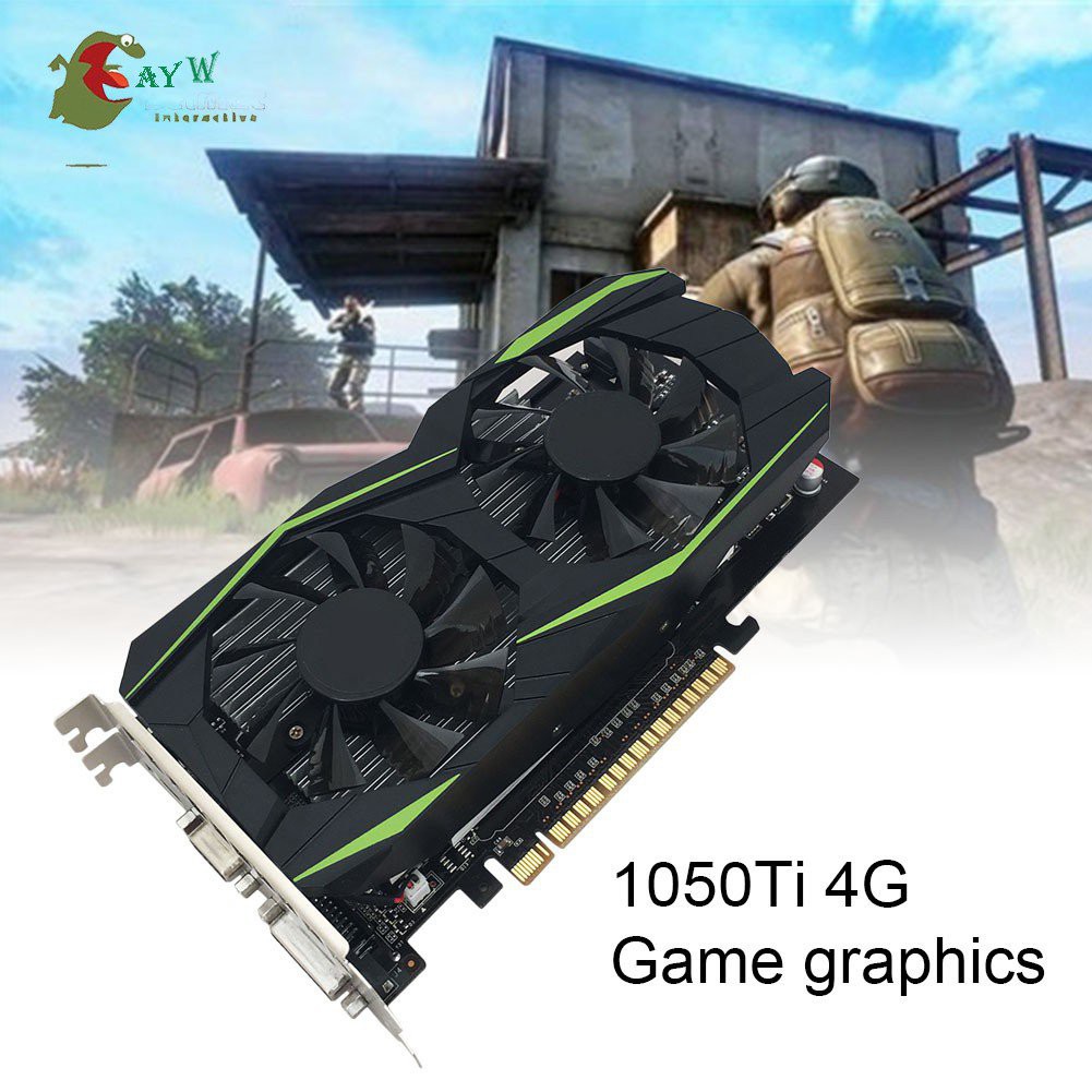 1050Ti 4GB Computer Game Gaming Video Graphics Card Durable 128bit DDR5 ...