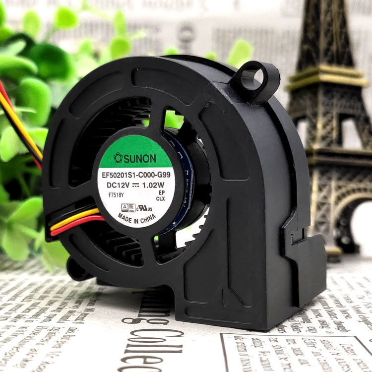 พัดลมเทอร์โบแม่เหล็กแรงเหวี่ยง Tajun EF50201S1-C000-G99 12V 1.02W 5020 - 408427309.th - ThaiPick