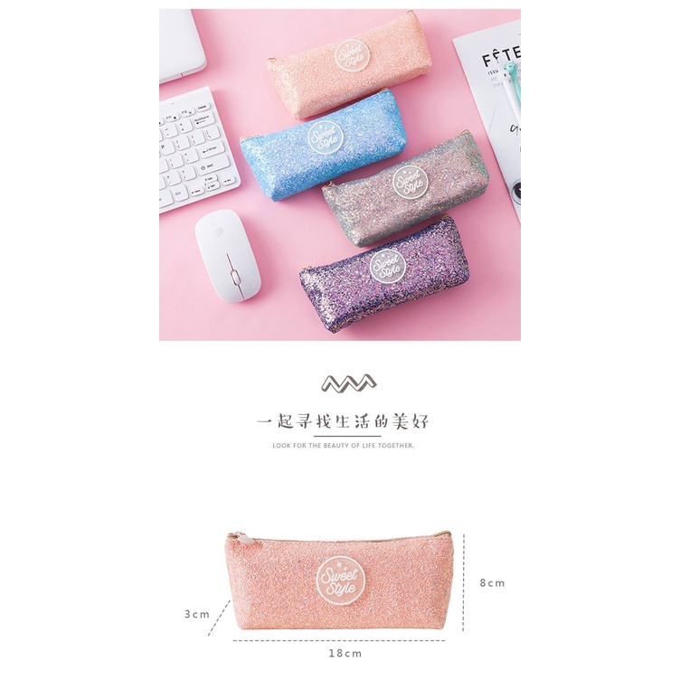 sBNq เวอร์ชั่นเกาหลีของสีทึบสร้างสรรค์ที่เรียบง่ายความจุขนาดใหญ่ขนาด ...