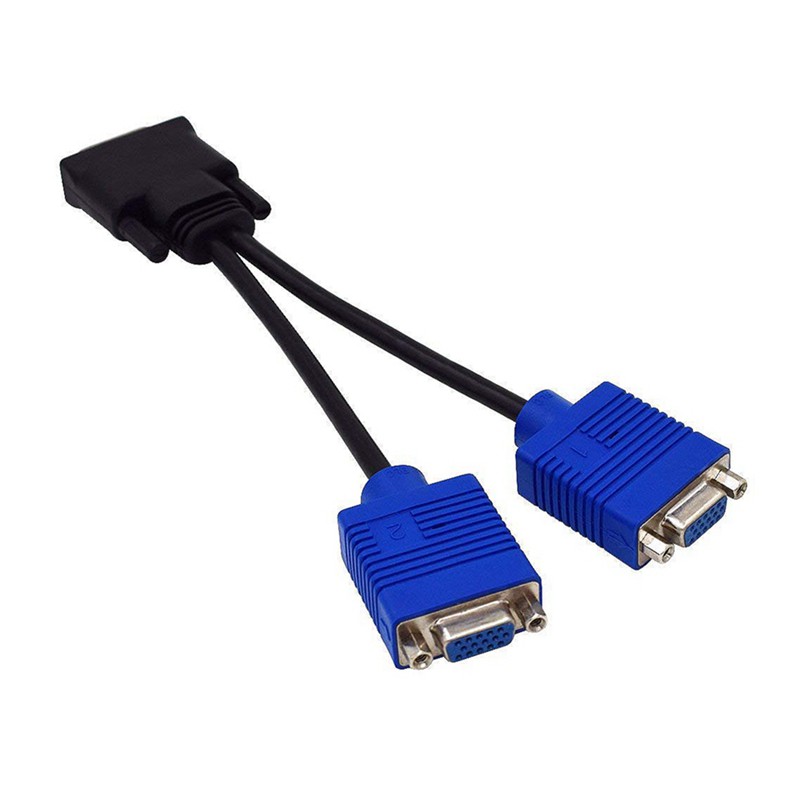 1pcs Dms-59 Pin Male to Dual Vga Female Y Splitter Adapter Cable & 1pcs M.2 Ngff Ssd to 18 Pin ...
