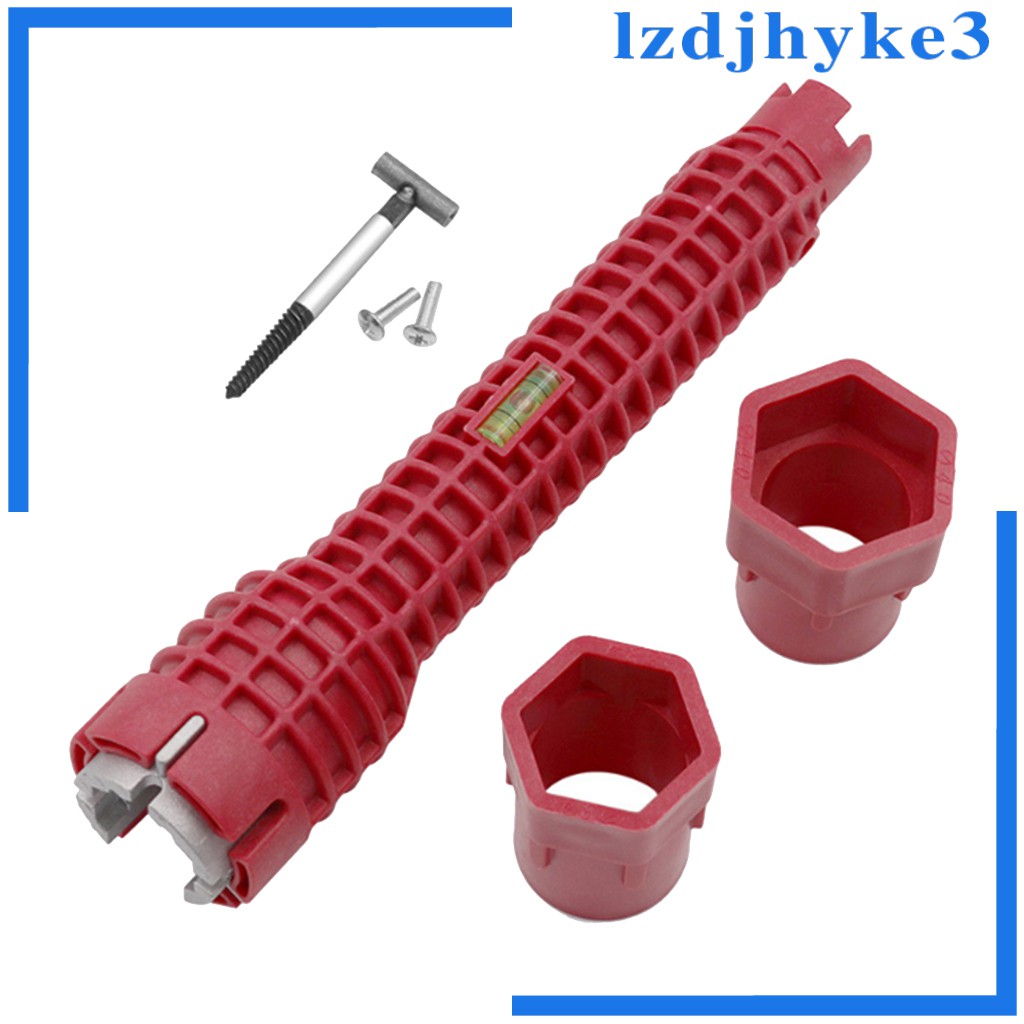 2018 New Faucet and Sink Installer Extra-long design lets turn tool Red ...