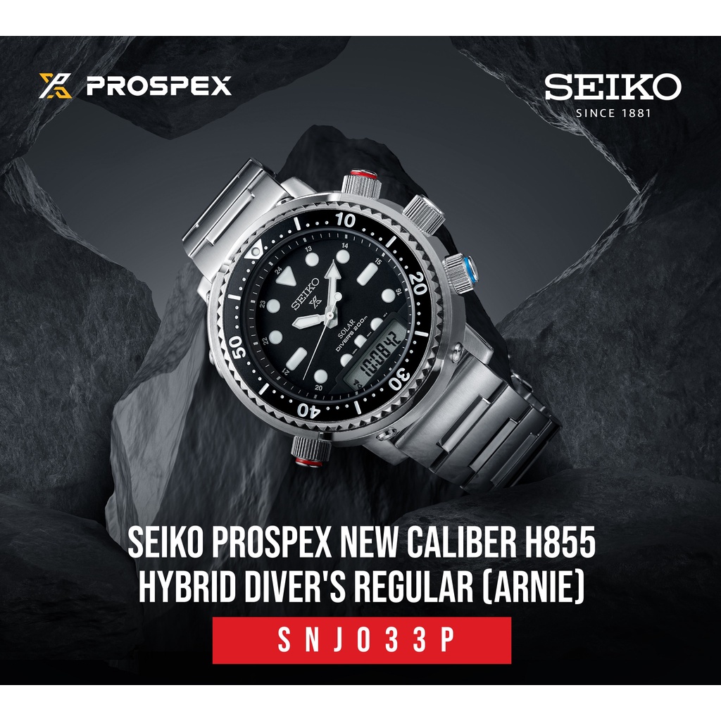 นาฬิกา SEIKO PROSPEX SOLAR ARNIE รุ่น SNJ033P1 SNJ033P SNJ0033 - watch ...