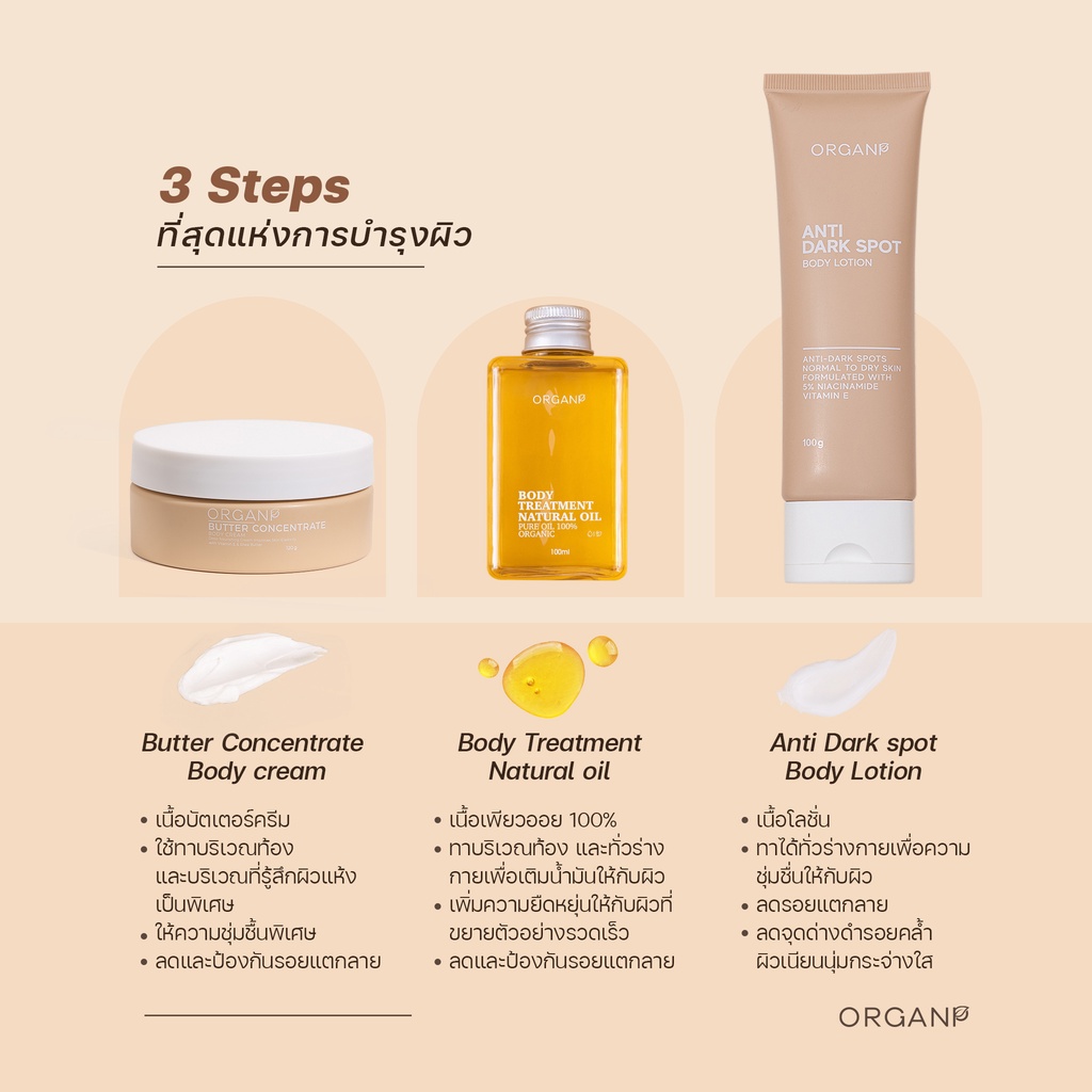 Butter Concentrate Body Cream - organp.th - ThaiPick