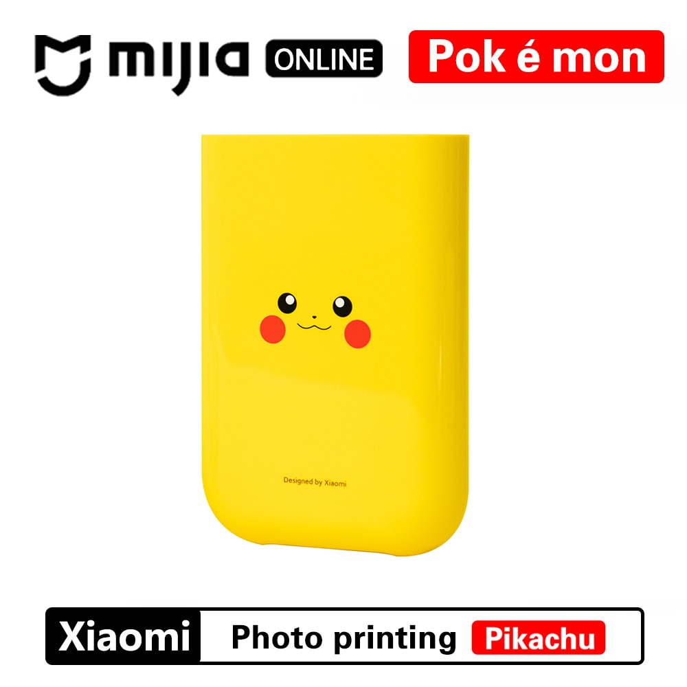 Xiaomi AR Photo Printer joint Pikachu 300dpi Portable Mini Pocket ...