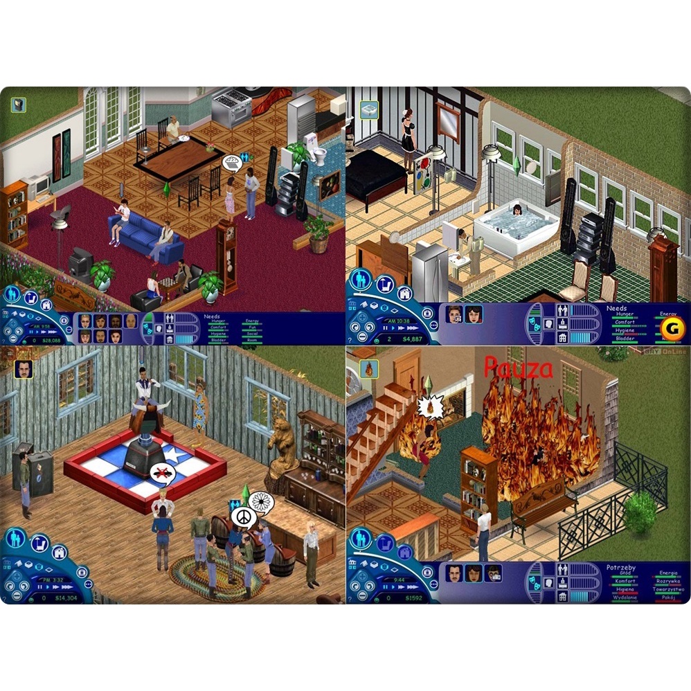 แผ่นเกมส์ PC The Sims 1 Complete Collection 8 IN 1 ภาษาไทย (1DVD ลิ้ง ...