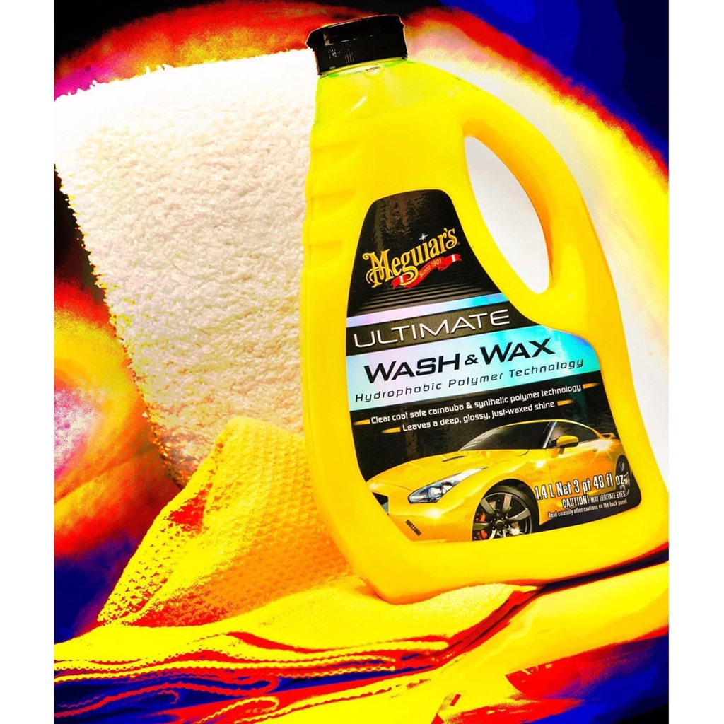 Meguiars Ultimate Wash Wax 48 oz ขวดจริง - bellamicrofiber - ThaiPick