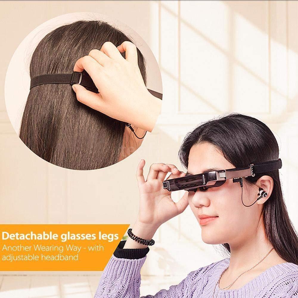 vr แว่นตา：Vision 800 Smart Android WiFi Glasses Wide Screen ortable ...