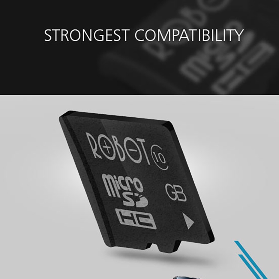 ROBOT เมมโมรี่การ์ด Micro SD Card Memory Class 10 (4GB8GB16GB32GB64GB ...