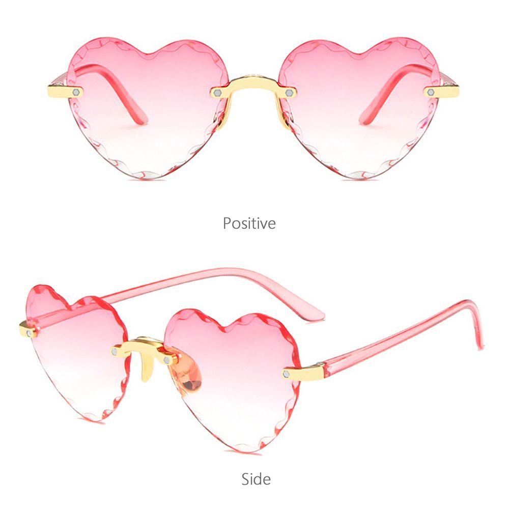 ღOKDEALSღ Trendy Heart Sunglasses Cosplay Shades Women Sun Glasses ...