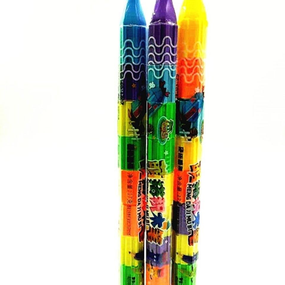 Assembled Pencil Building Blocks Sugar Puzzle Building Blocks Toy Sugar ...