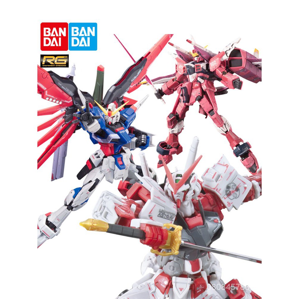Bandai โมเดลประกอบกันดั้มRGโจมตีวัวยูนิคอร์นสีแดงทองบาปบินปีก sabazaki ...