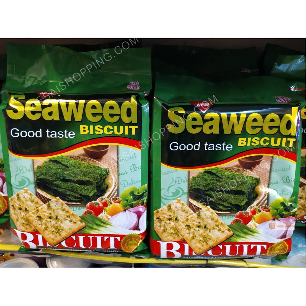 ขนมอบกรอบ รสสาหร่าย Seaweed good taste biscuit | Shopee Thailand