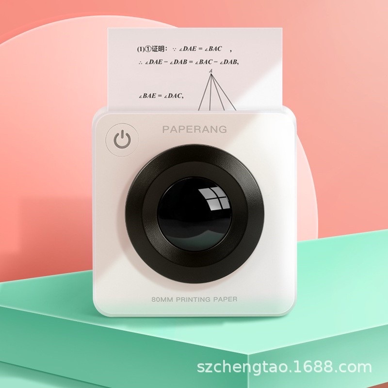 NEW Paperang P3 Paperang Peripage เครื่องปริ้นเตอร์พกพา ไม่ใช้หมึก ปริ ...