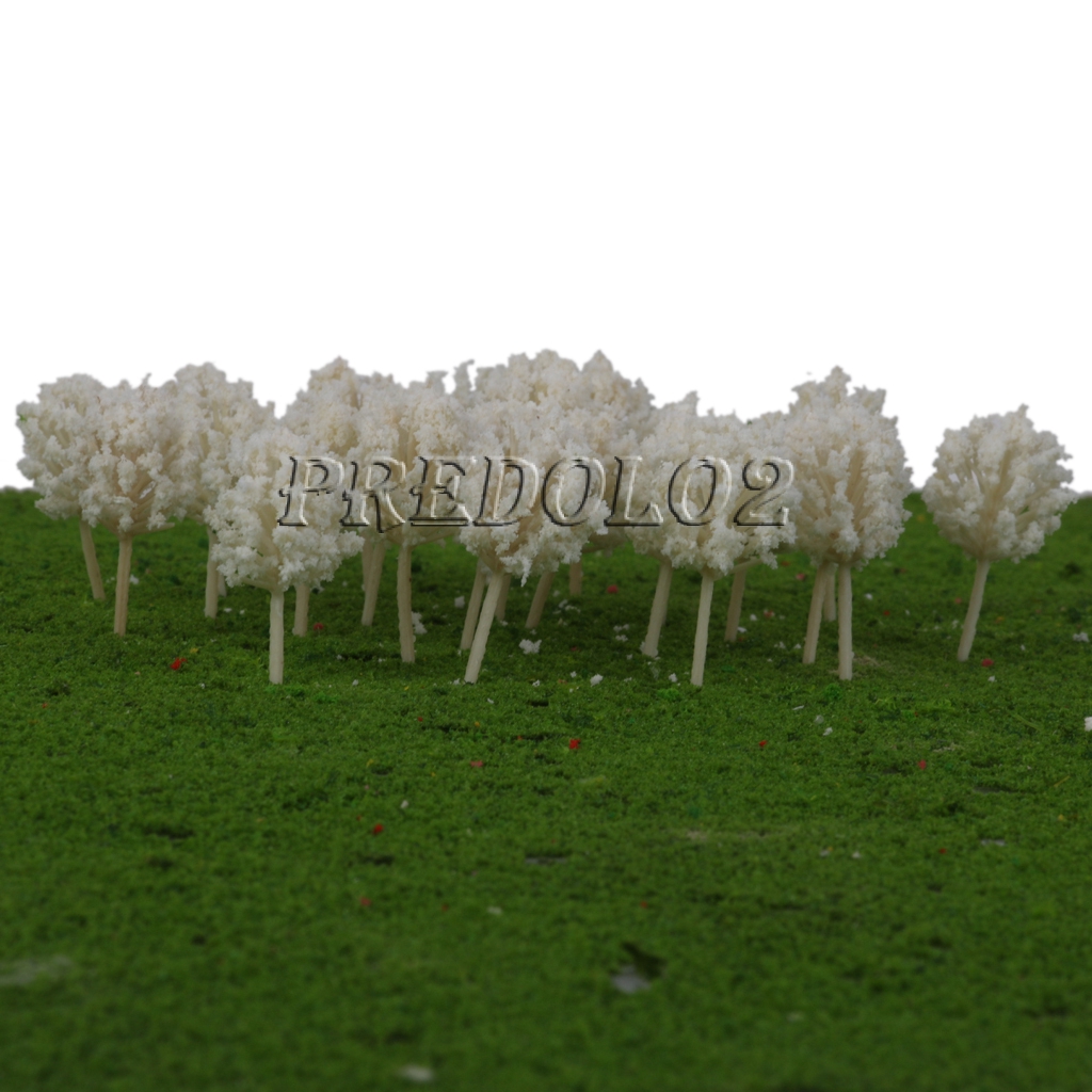 50 Model Winter Trees N Z Scale Train Railway Building Layout Scenery ...