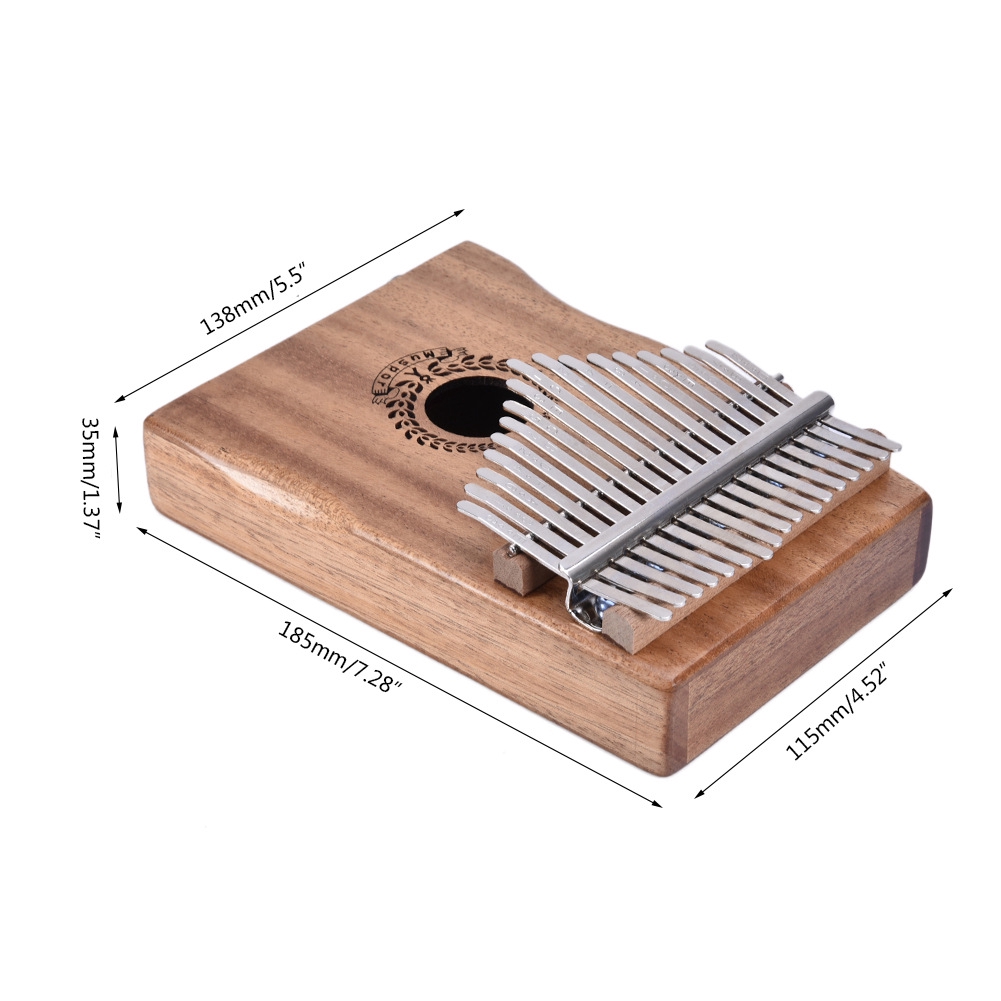 Muspor 17 Keys EQ Kalimba Mbira Mahogany Thumb Piano Finger Percussion ...
