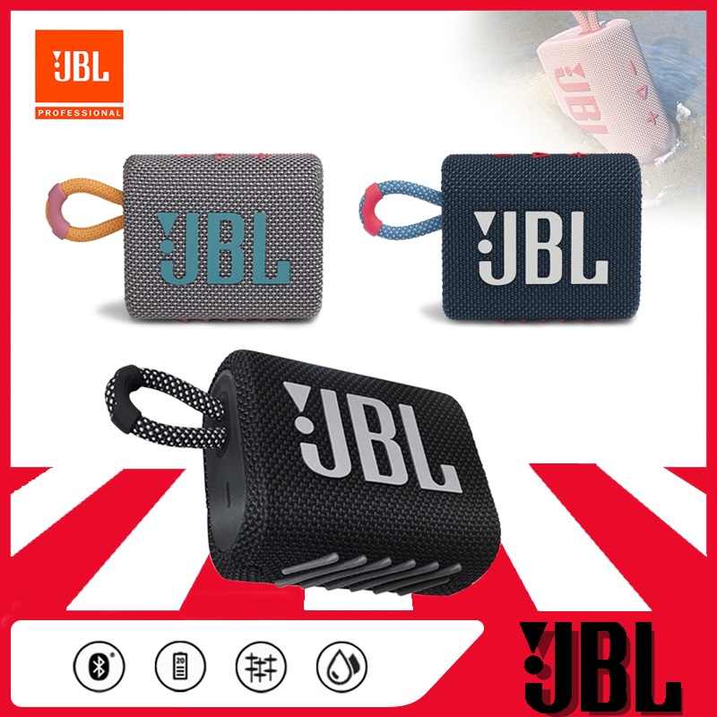 จัดส่งภายใน 24 ชั่วโมงลำโพงบลูทูธJBL Go3 Bluetooth ลำโพงไร้สายแบบพกพา ...