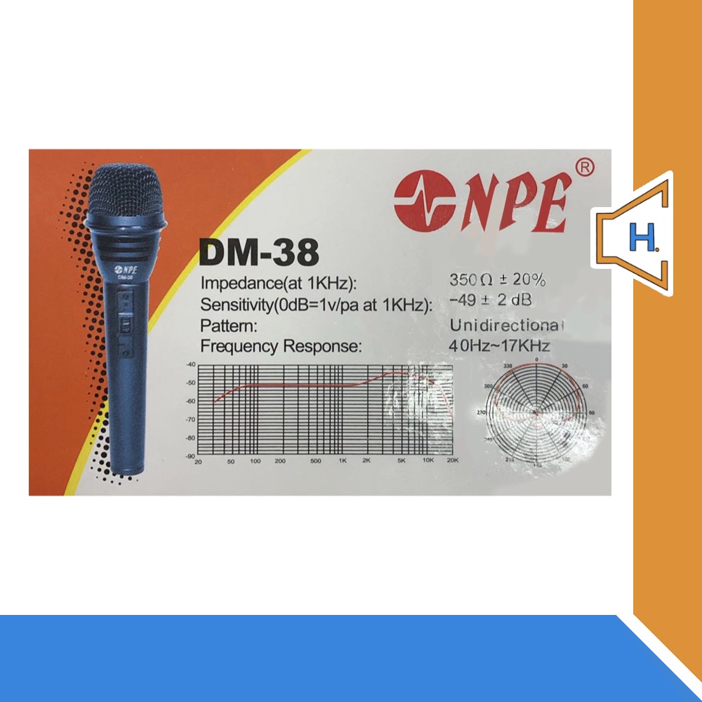 ไมค์สาย NPE รุ่น DM-38 - 9ru1zid2kr - ThaiPick
