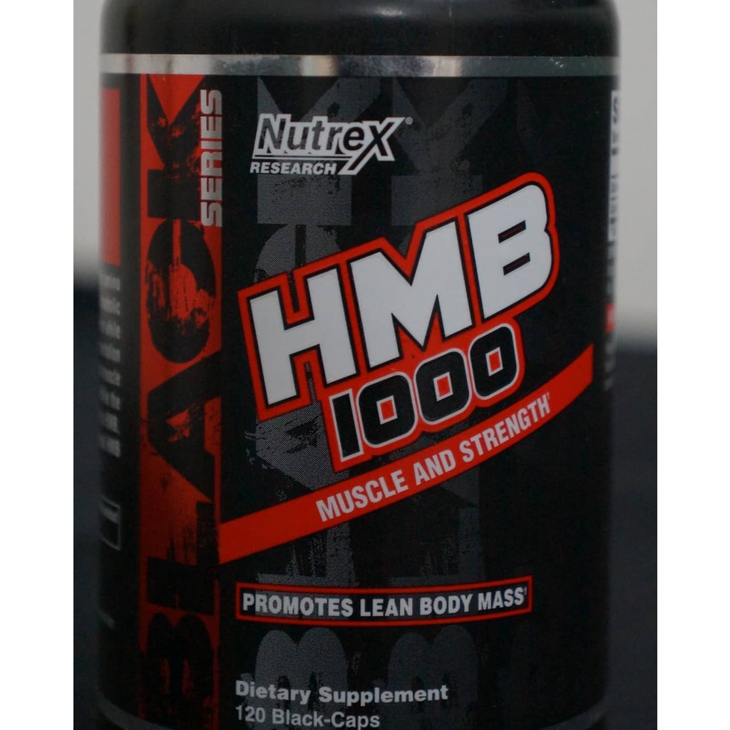 Nutrex Research HMB 1000 (120แคปซูล) HMB คุณภาพสูง ช่วยสังเคราะห์โปรตีน ...