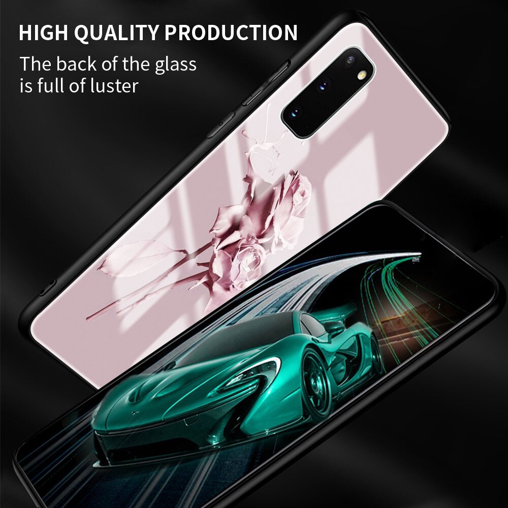 ซัมซุง galaxy S20 Fe S21 S10 S9 S8 โน๊ตยี่สิบอัลตร้า 10-plus 9 โทรศัพท์มือถือกรณี toughened แก้ว ...