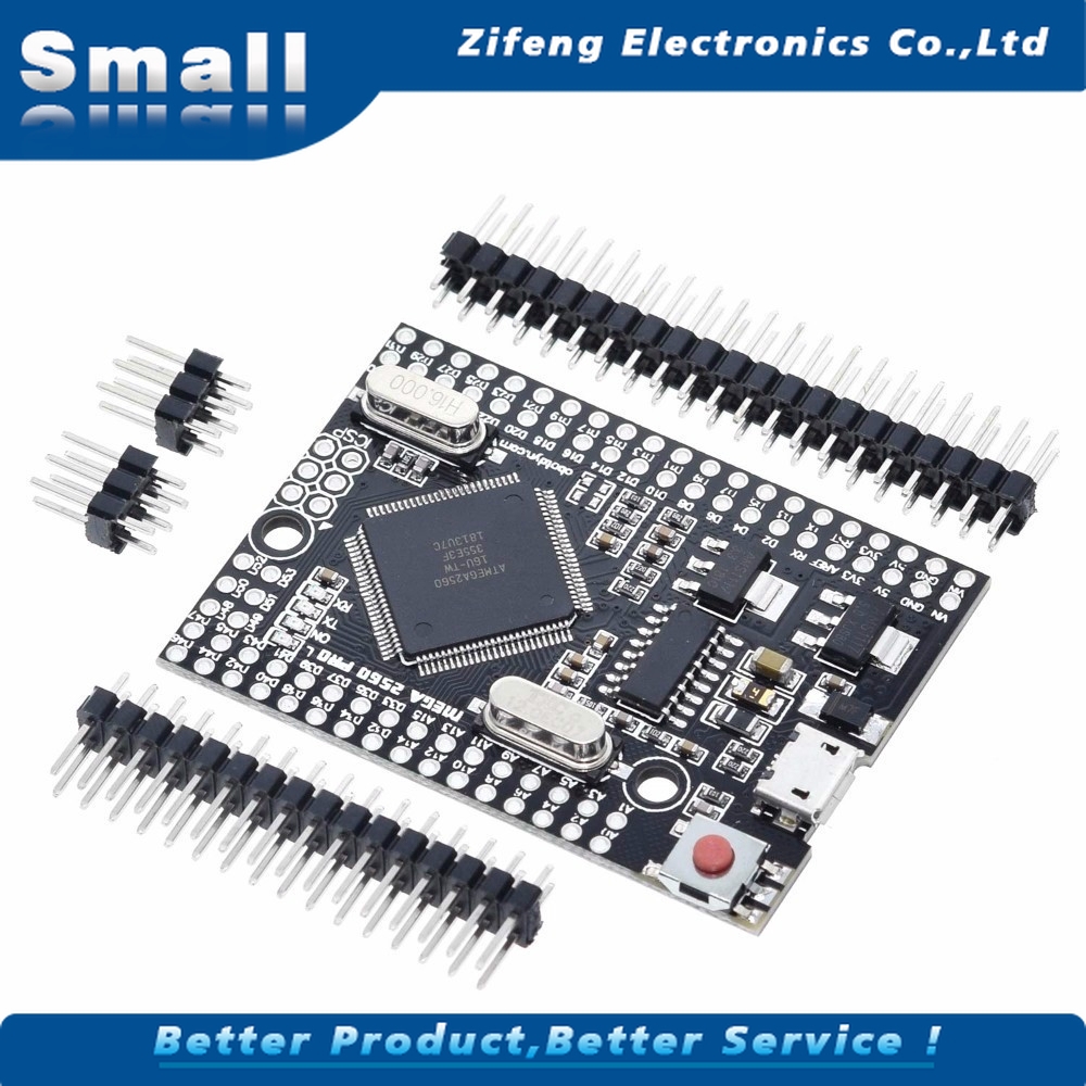 Mega 2560 Pro Mini 5v ( Embed ) Ch 340 G Atmega 2560-16au กับตัวผู้ ...