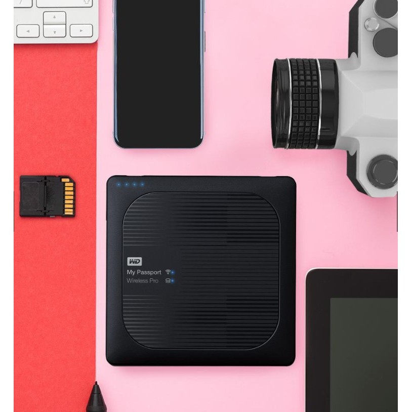 WD External Hard Drive WIRELESS 4 TB ฮาร์ดดิสก์แบบพกพา รุ่น MYPASSPORT ...