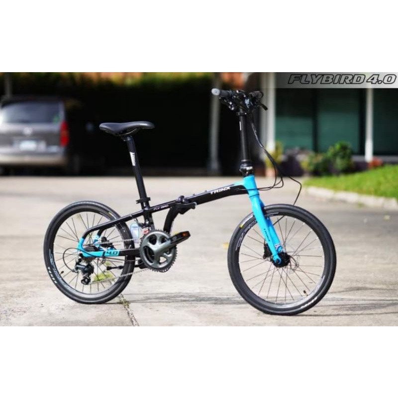 TRINX FLYBIRD 4.0(ส่งฟรีผ่อน0) จักรยานพับได้ ล้อ20(451) เกียร์ SHIMANO TIAGRA 20 SP ดิสก์น้ำมัน ...