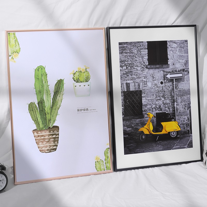 Simple Aluminum Alloy Photo Frame Wall A3 Picture Frame Custom Poster ...