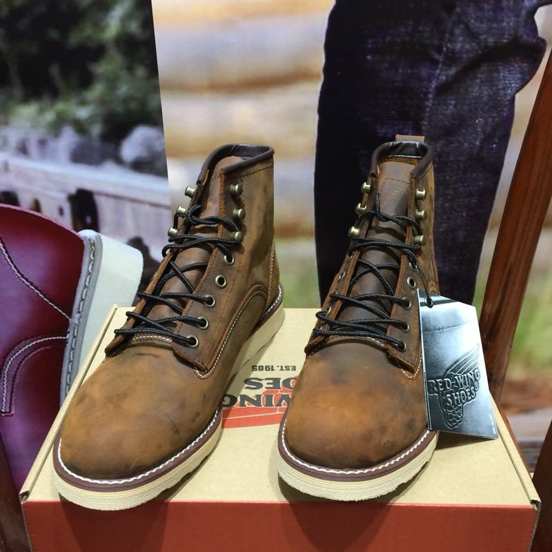 American RED WING RED WING 9013 รองเท้าบูทหนัง สีกาแฟ สไตล์คลาสสิก ...