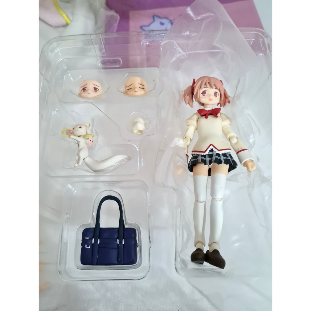 [แท้/มือ2] figma SP-039 Puella Magi Madoka Magica Madoka Kaname School ...