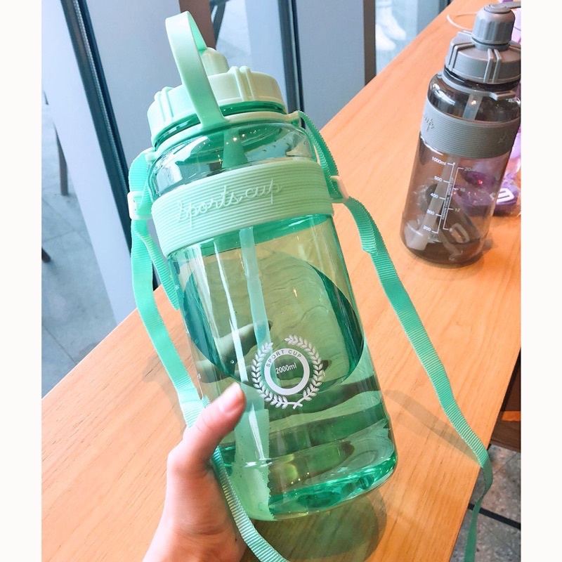 พร้อมส่ง️กระบอกน้ำ 780ml 2000ml 2ลิตรขวดน้ำออกกำลังกาย กระบอกน้ำพกพา กระบอกน้ำ กระติกน้ำ ขวดน้ำ ...
