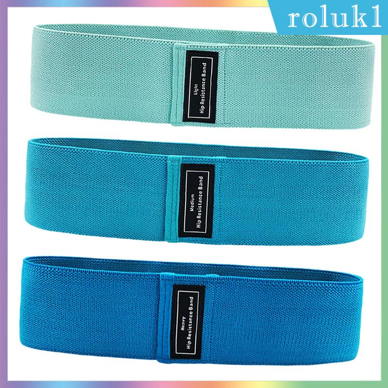 Roluk 3x Resistance Bands 3 Levels Stretching Workout Exercise Loops ...